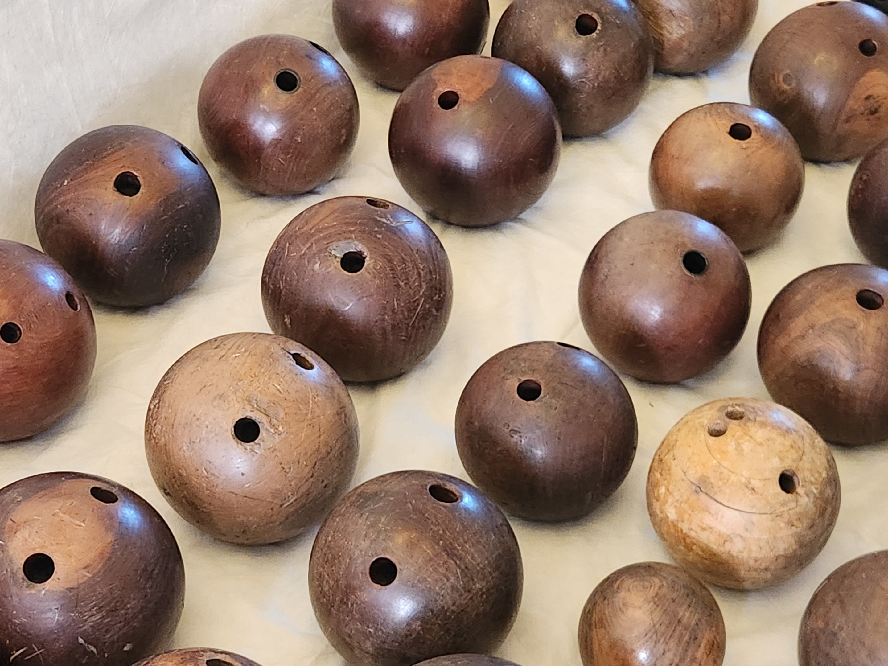 Wooden Bowling Ball Collection | Collectors Weekly