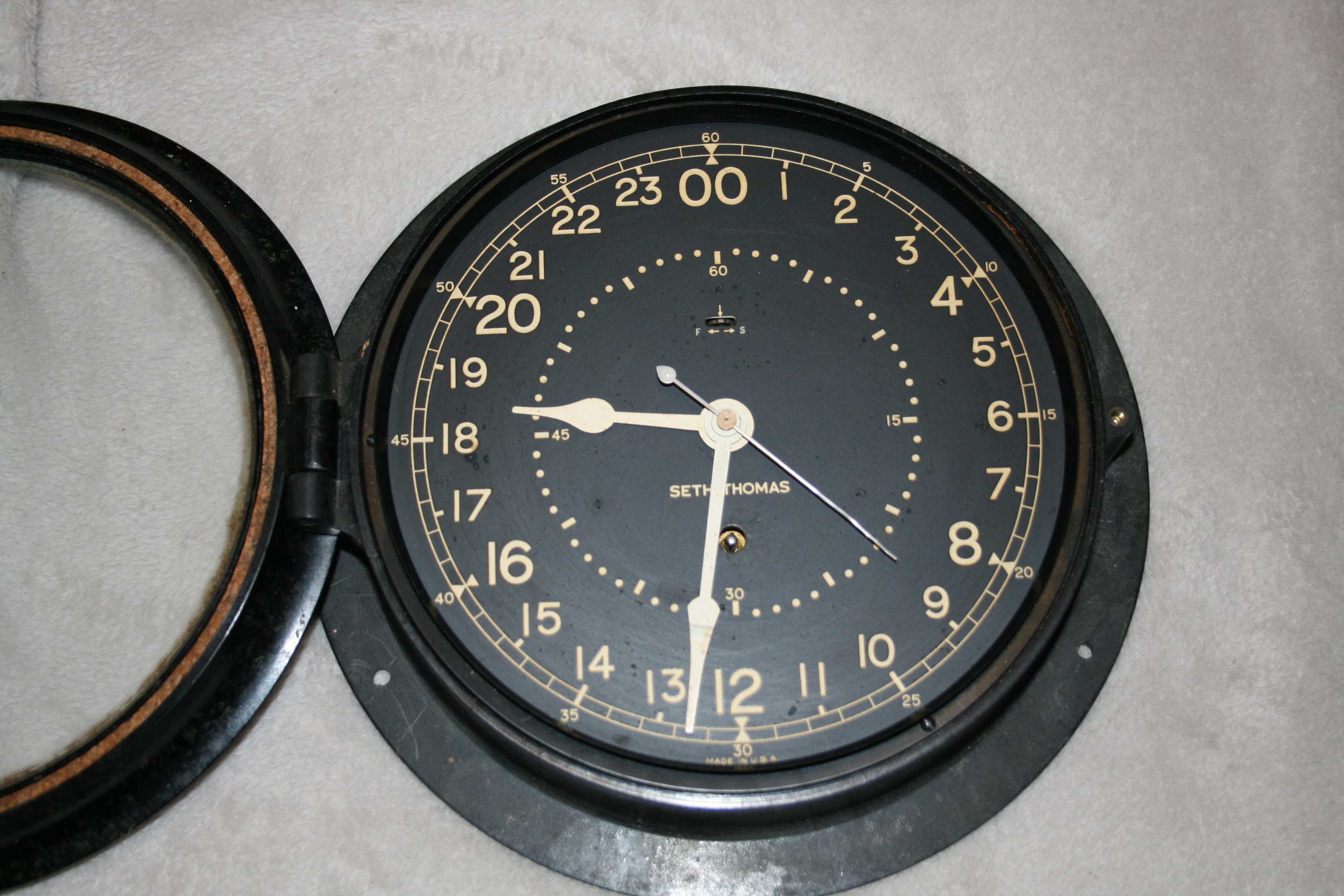 Seth Thomas 24 Hour Military Clock Collectors Weekly