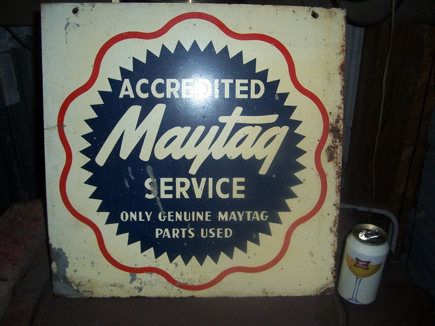 METAL MAYTAG SERVICE SIGN | Collectors Weekly