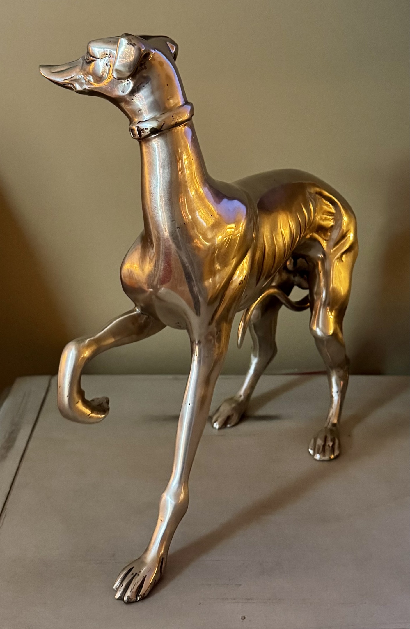 Antique Silver Plated Whippet | Collectors Weekly