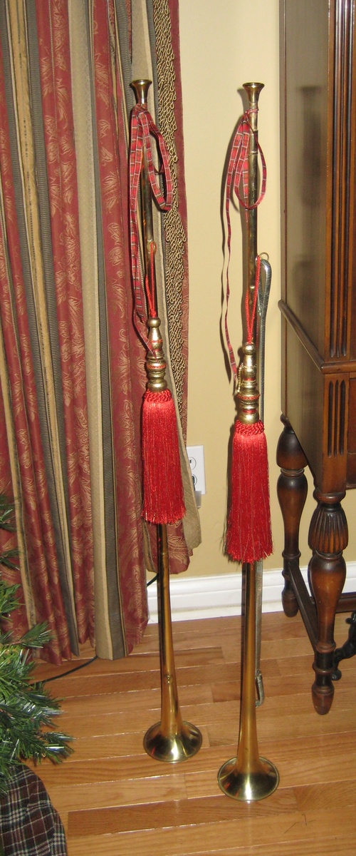 Vintage Pair Of English Heralding Horns | Collectors Weekly