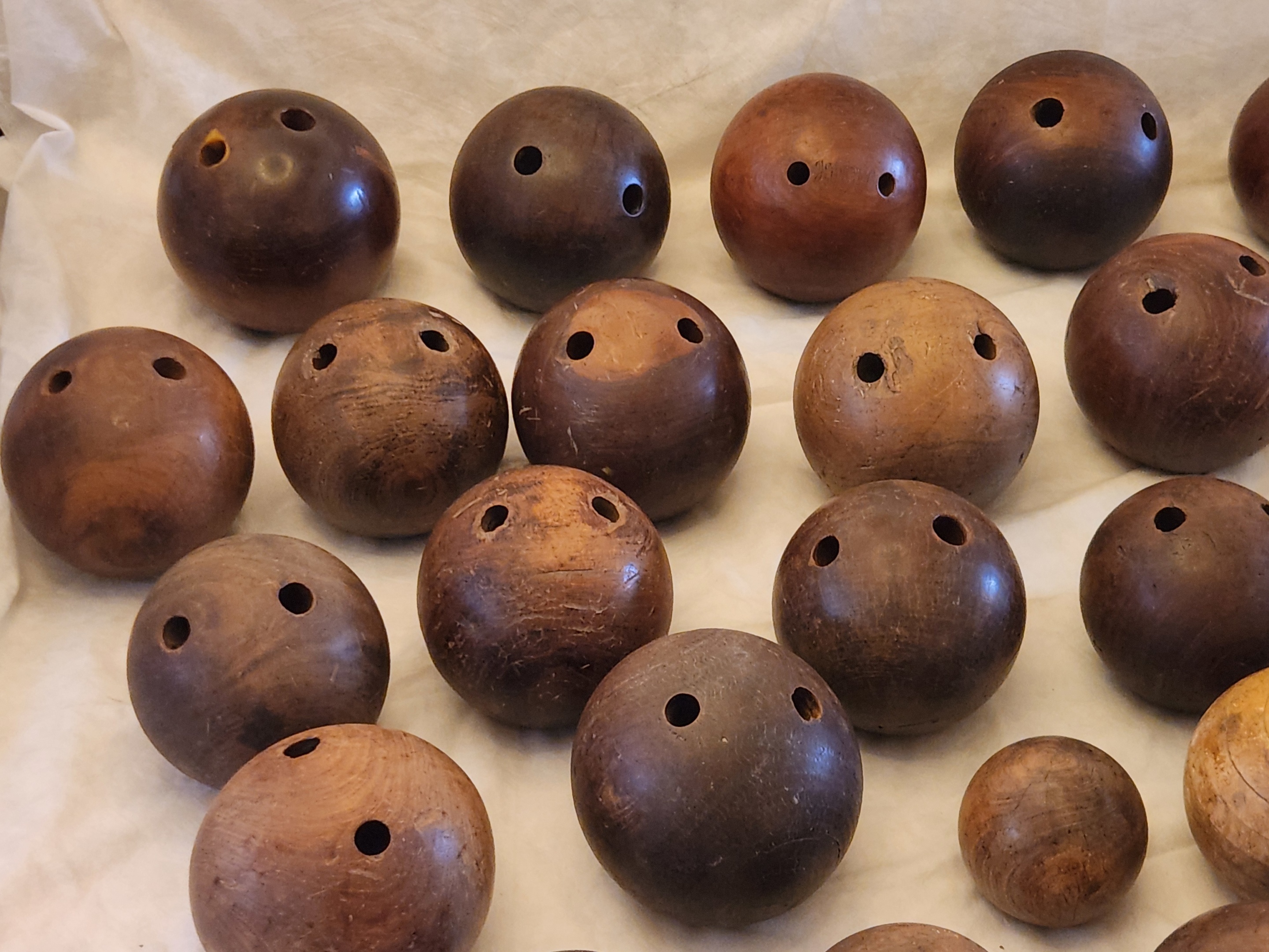 Wooden Bowling Ball Collection | Collectors Weekly
