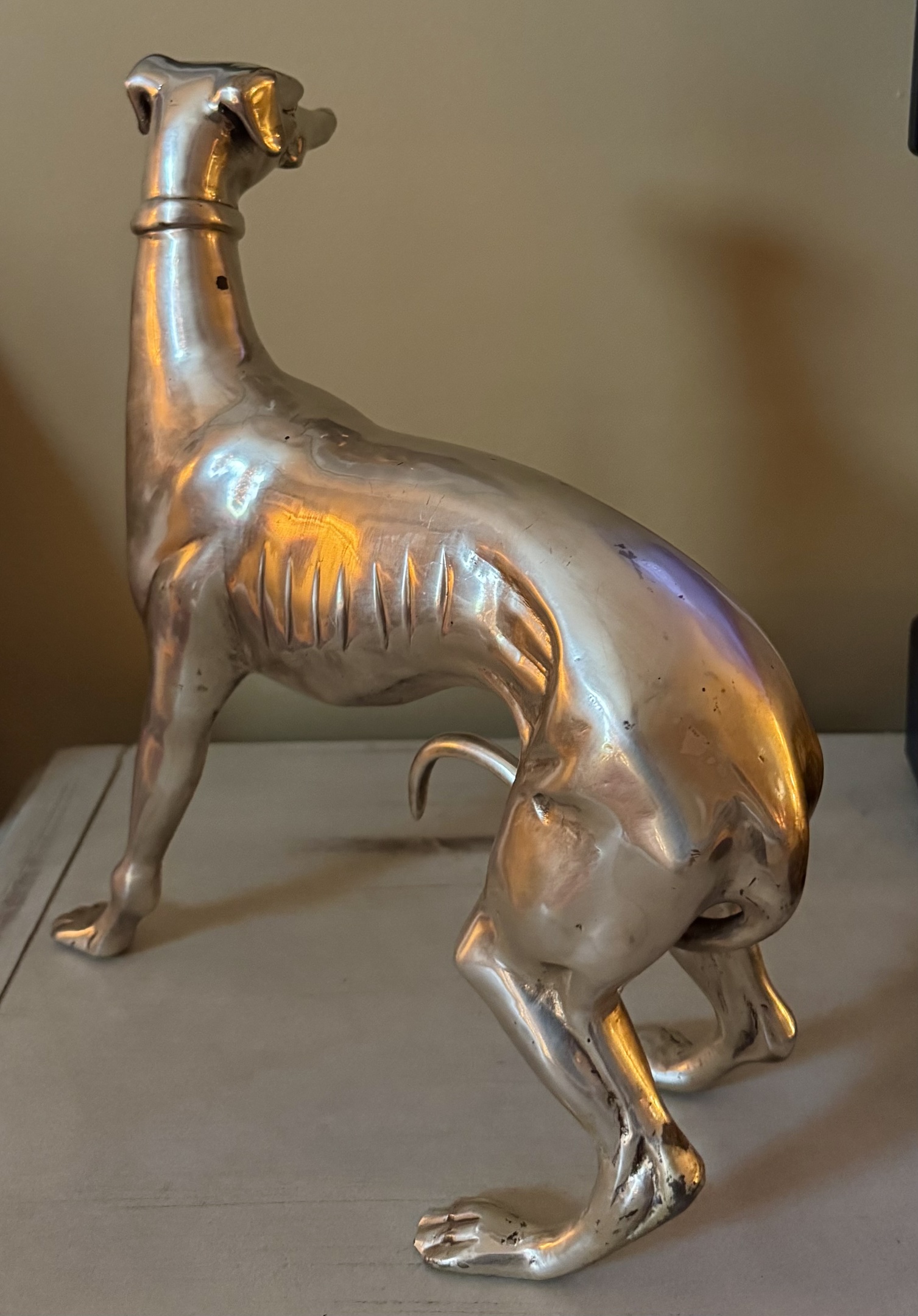 Antique Silver Plated Whippet | Collectors Weekly