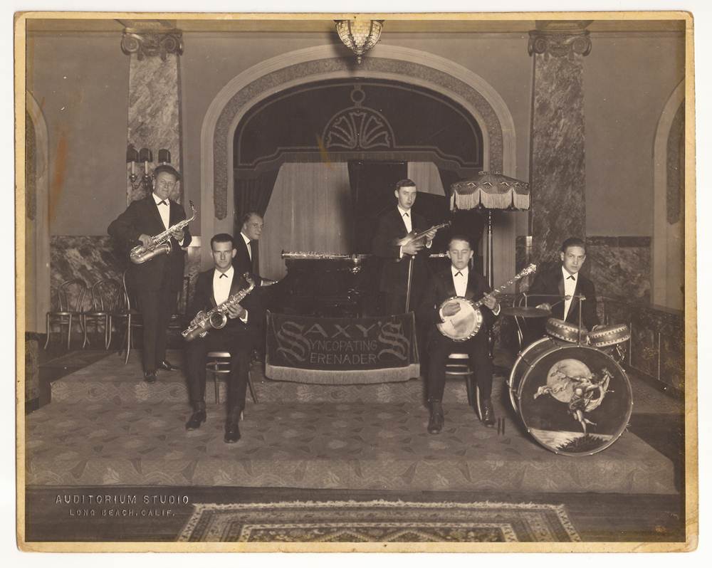 Four Early Vintage Big Band Photographs Two Signed Collectors Weekly