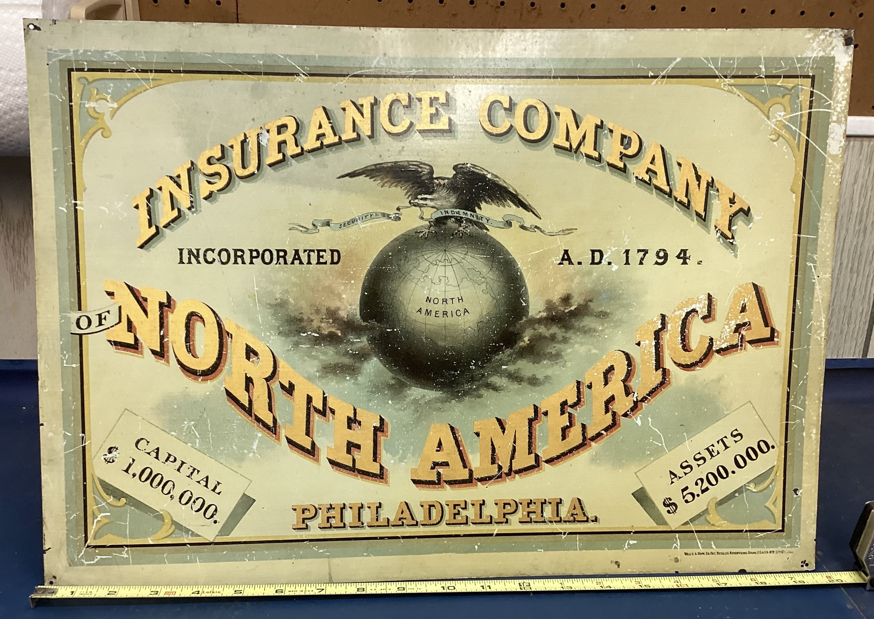 Early Wells & Hope Insurance Company of North America | Collectors Weekly