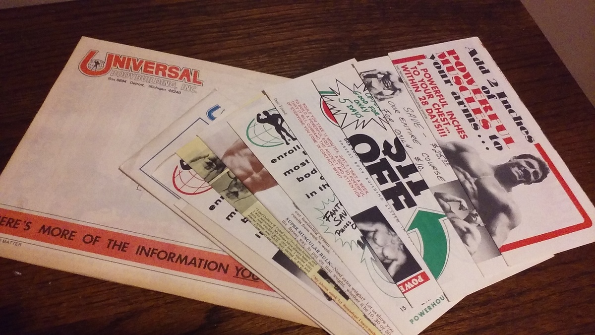 UNIVERSAL BODYBUILDING mail order course, 1970's | Collectors Weekly