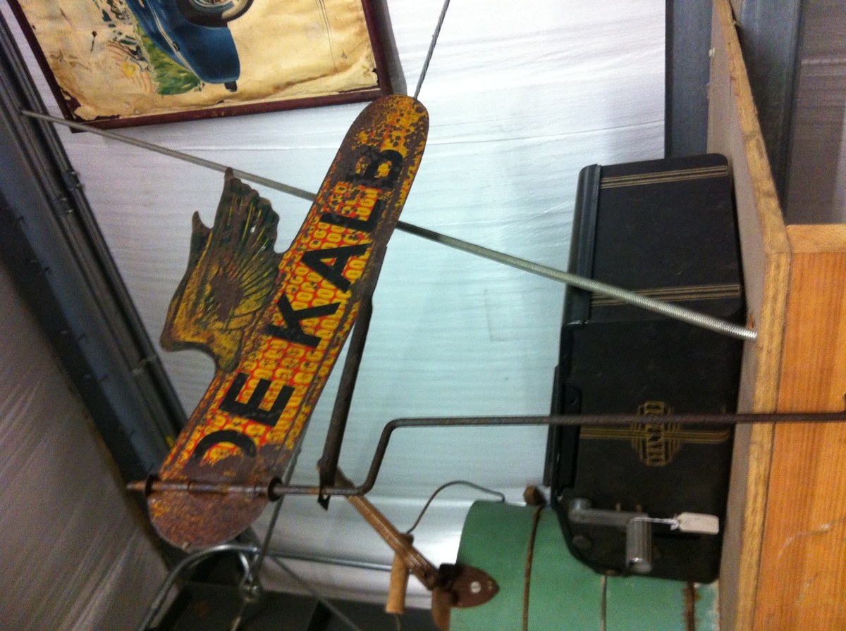 1940's Dekalb Seed Flying Corn Wearther Vane | Collectors Weekly