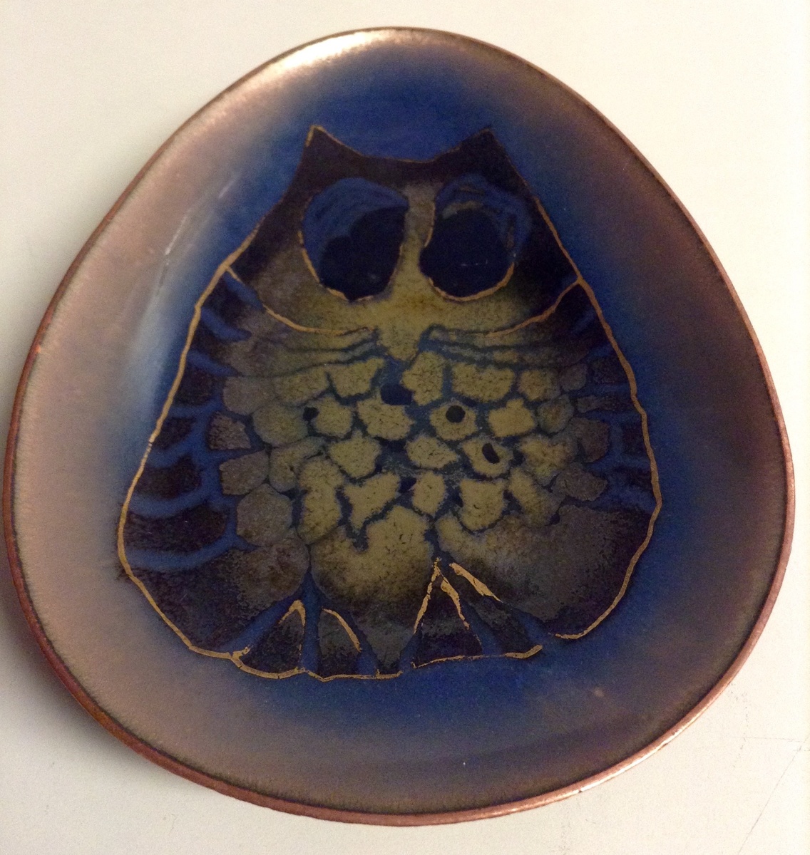 Rare Maggie Howe Enamel Owl | Collectors Weekly
